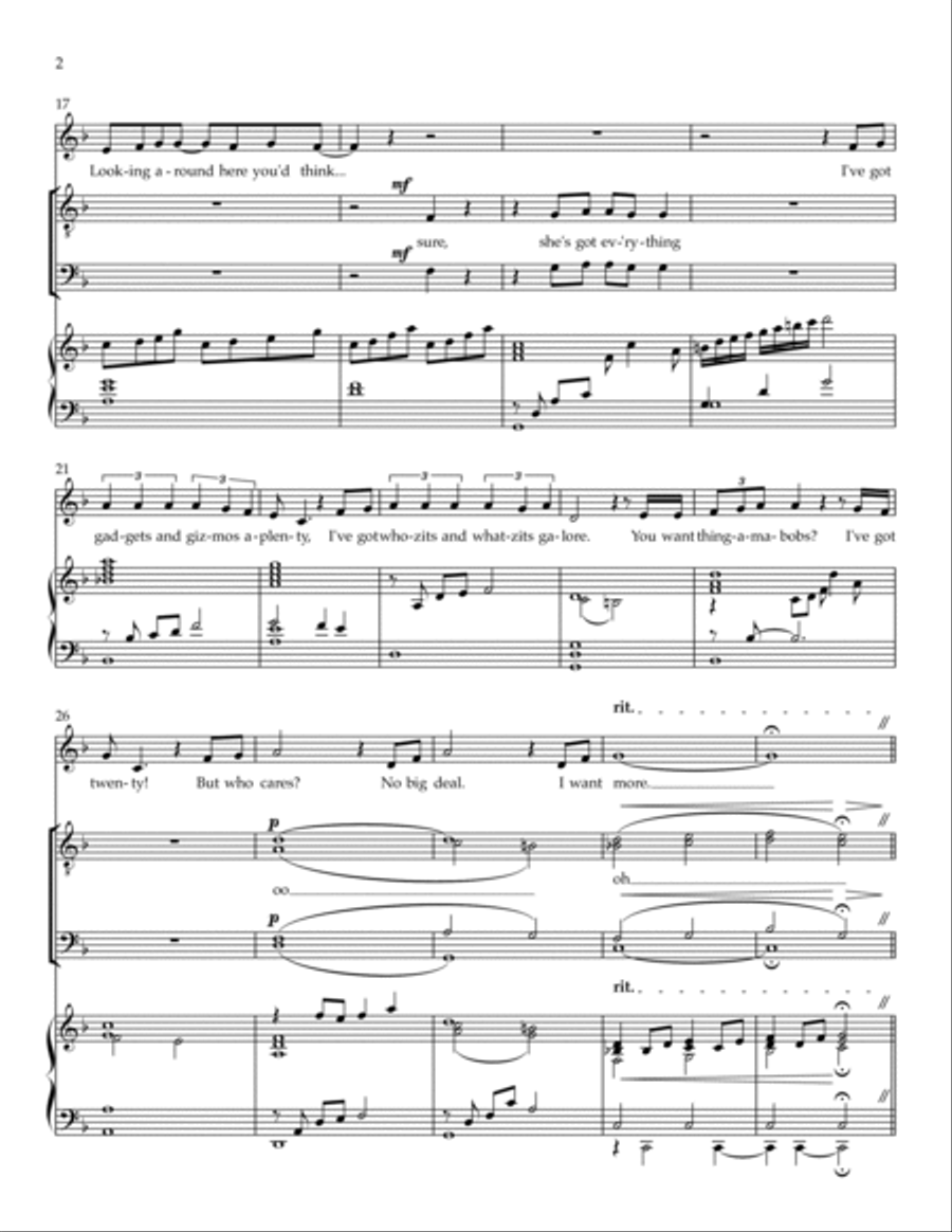 Part Of Your World Reprise By Howard Ashman Ttbb Digital Sheet