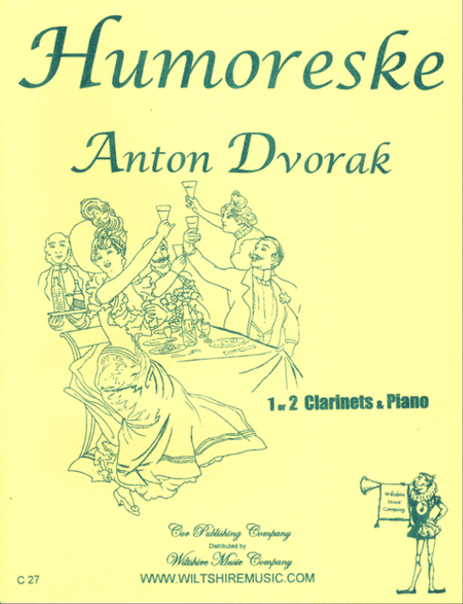 Humoresque by Antonin Dvorak - Clarinet Duet - Sheet Music | Sheet ...