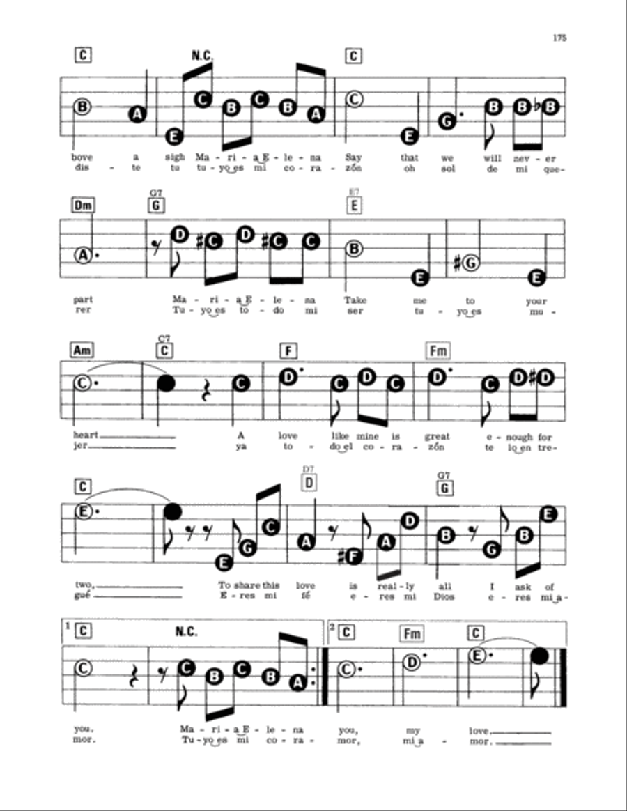 Maria Elena - Electronic Keyboard, Organ Accompaniment, Easy Piano ...