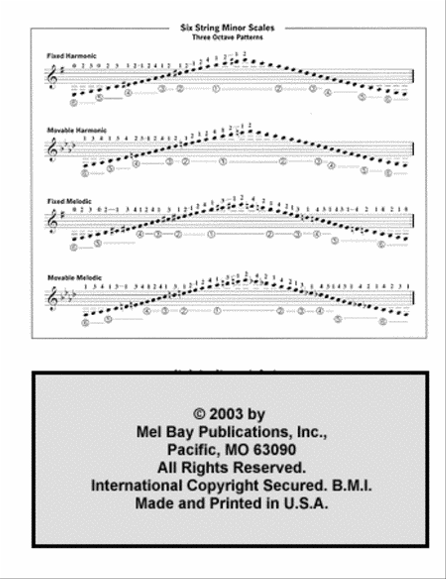 Classic Guitar Scale Chart by William Bay - Acoustic Guitar - Sheet ...