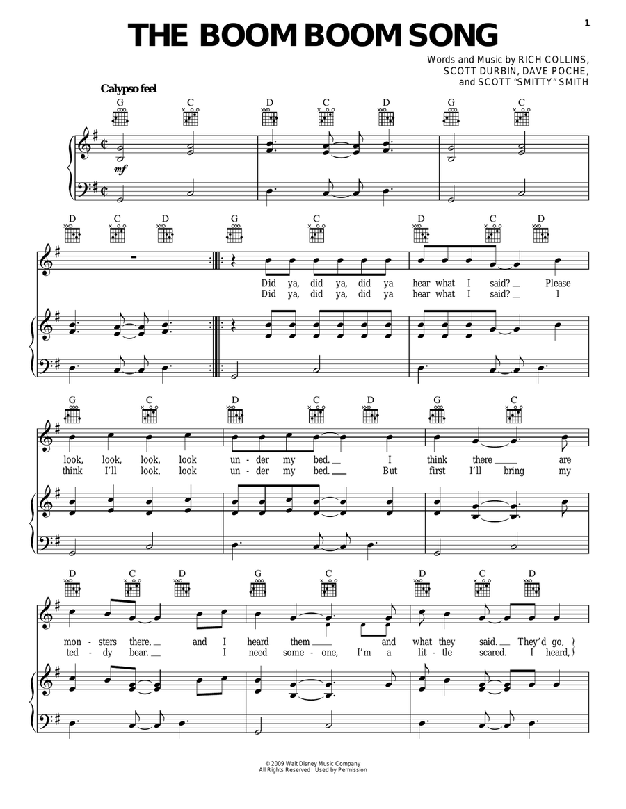 The Boom Boom Song by Imagination Movers - Guitar, Voice, Piano, Vocal ...