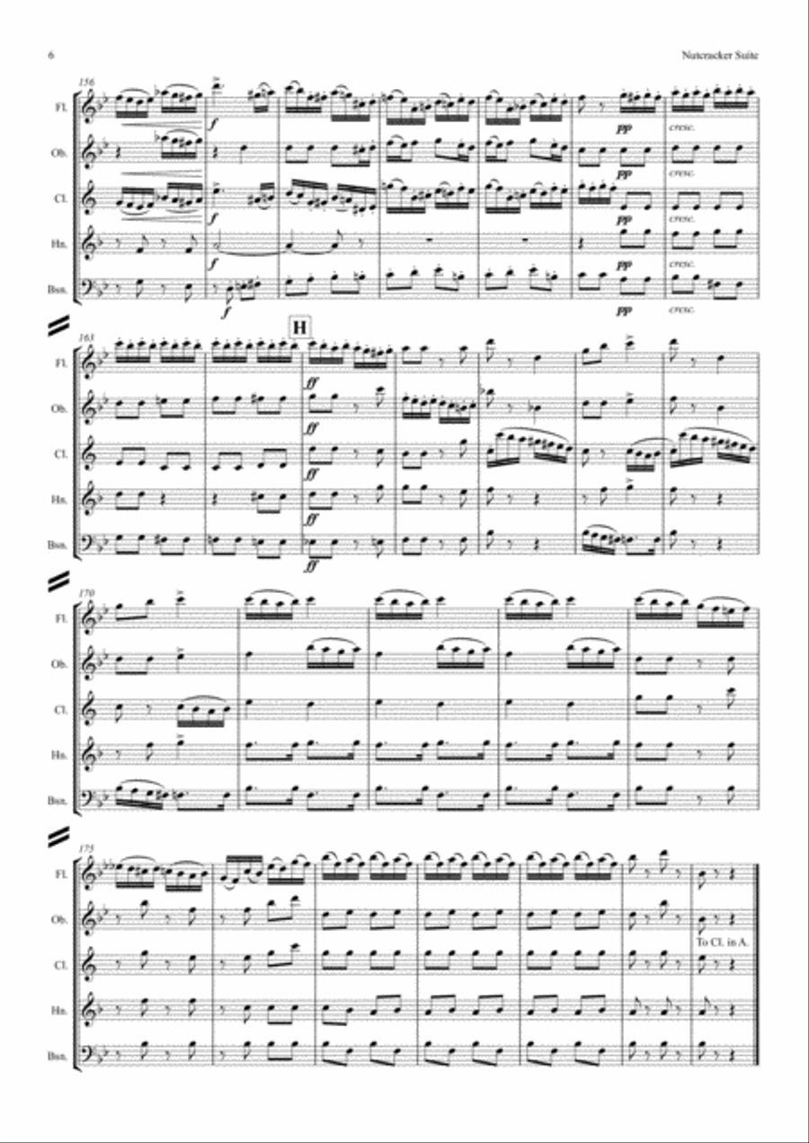 Tchaikovsky Casse Noisette Nutcracker Suite Complete Score Only