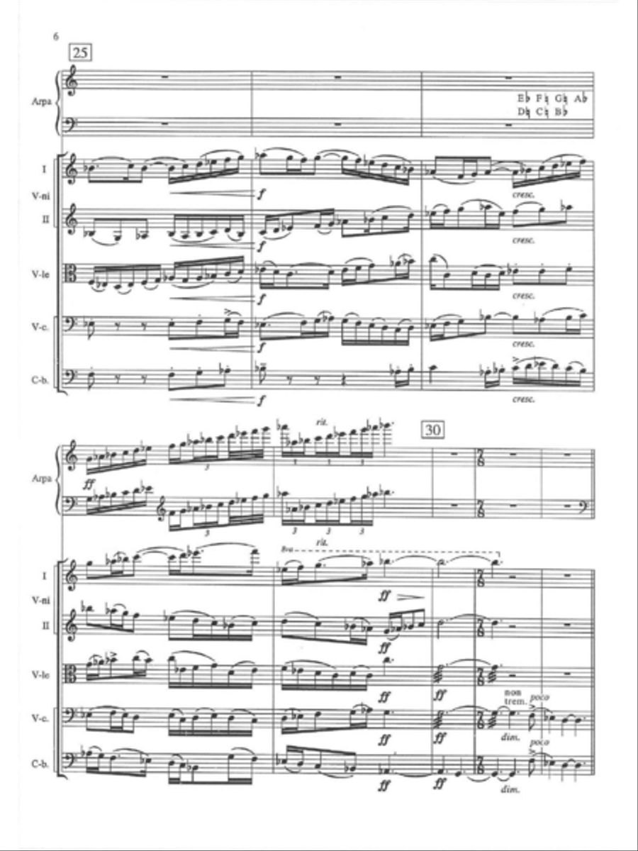 Van De Vate Sextet For Harp And Strings By Nancy Van De Vate Small