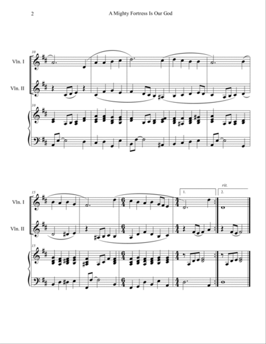 20 Greatest Hymns For 2 Violins With Piano Accompaniment By Various