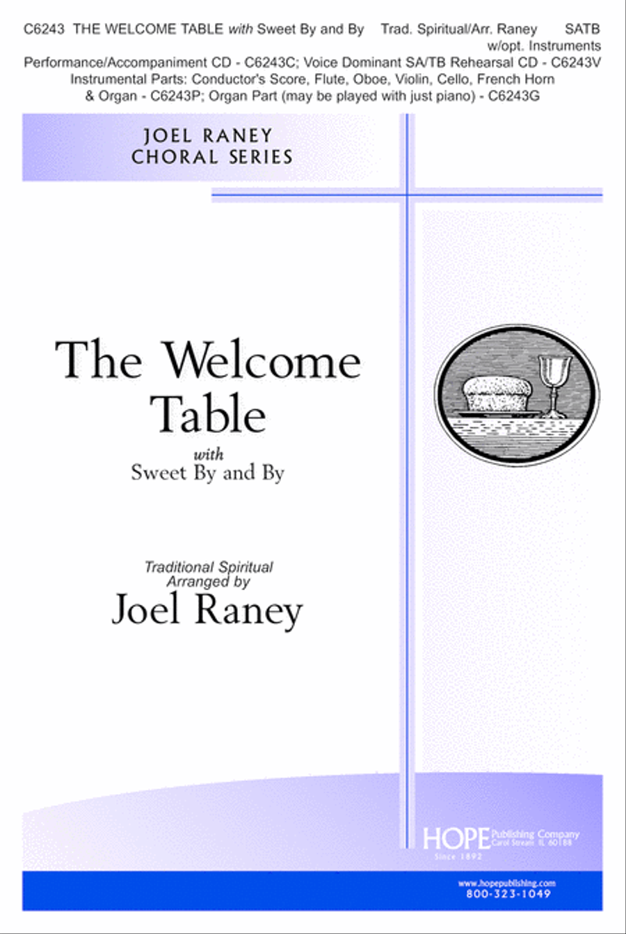 The Welcome Table by Joel Raney - Choir, Flute, Organ - Digital Sheet ...
