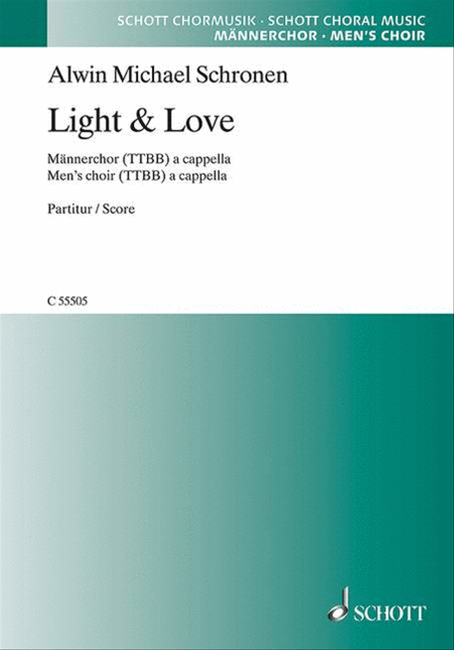 Light & Love Ttbb A Cappella, English - Choir, TTBB, 4-Part - Advanced ...