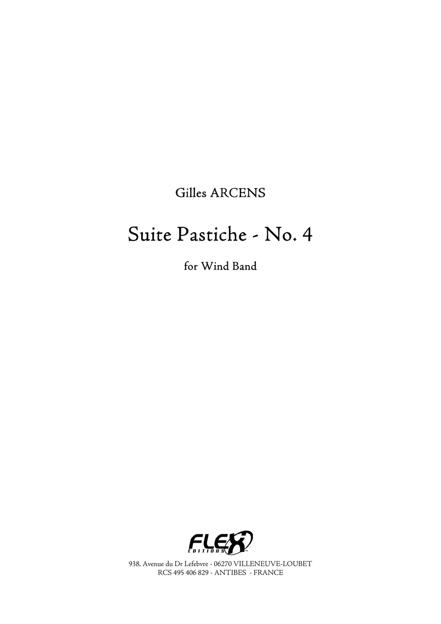 Suite Pastiche: No. 4 - Concert Band - Grade 3 Digital Sheet Music ...