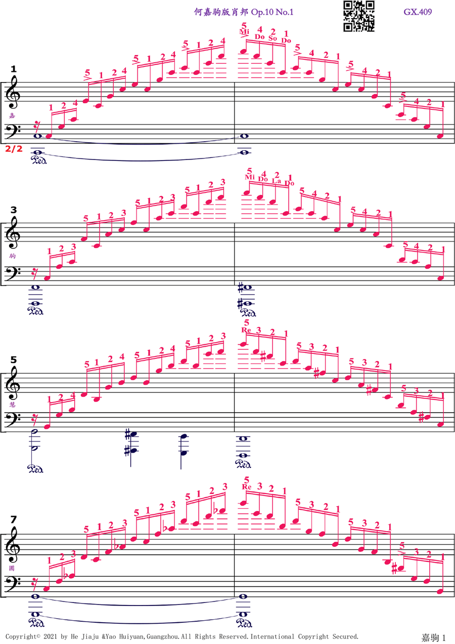 Chopin Etude Op.10 No.1 by Frederic Chopin - Piano Method, Easy Piano ...