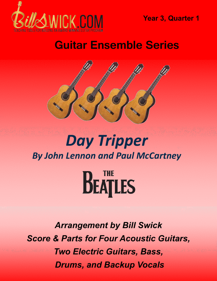 Day Tripper by The Beatles - Bass Guitar, Voice - Late Intermediate ...