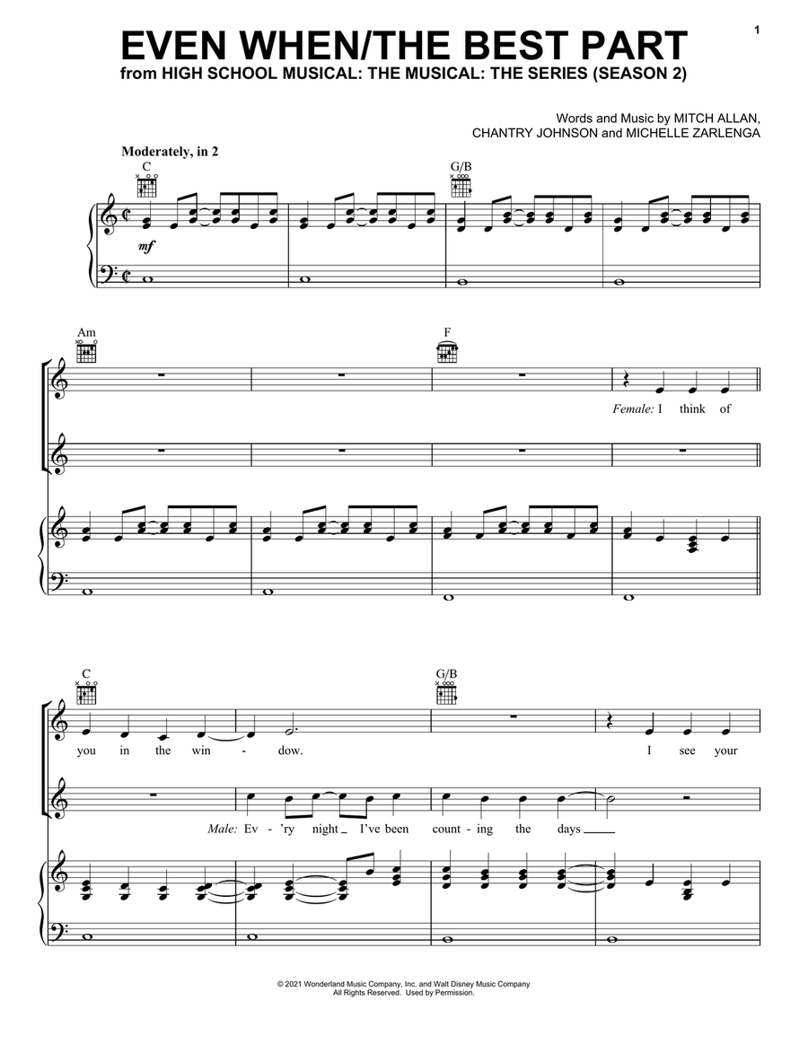 Even When/The Best Part (from High School Musical: The Musical: The ...