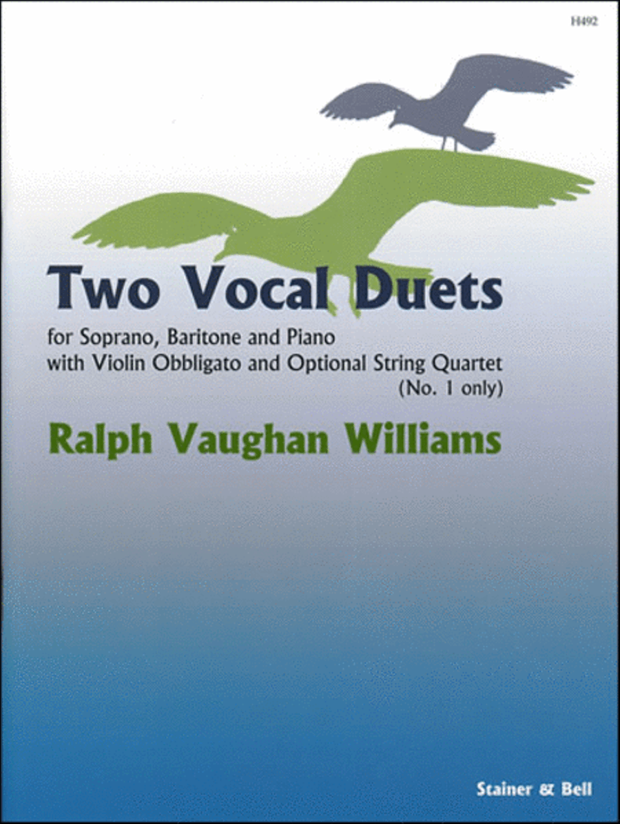 Vocal Duets, Two by Ralph Vaughan Williams - Soprano Voice - Sheet ...
