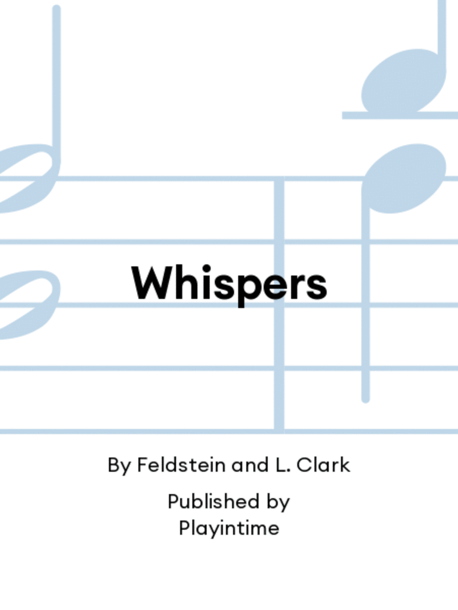 Whispers - Concert Band - Sheet Music | Sheet Music Plus