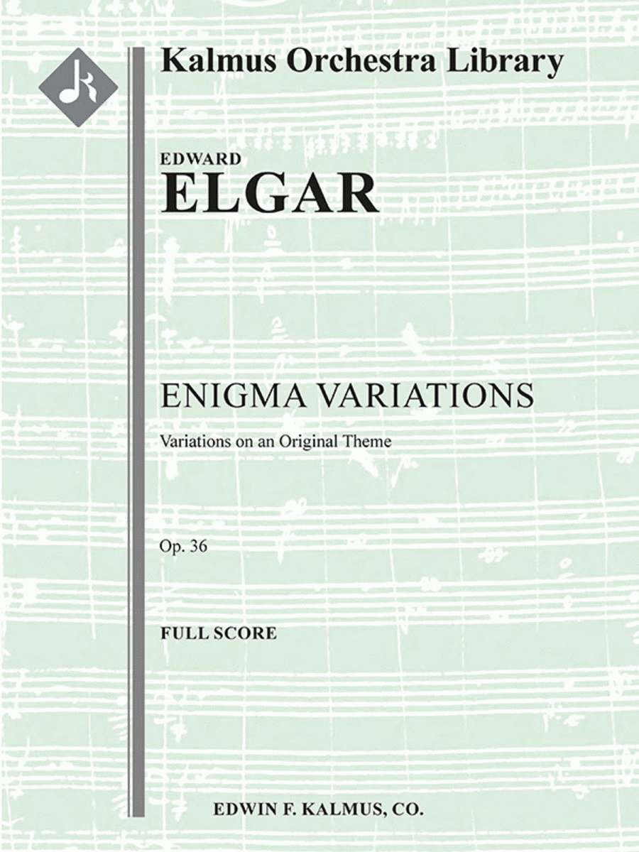 Enigma Variations -- Variations on an Original Theme, Op. 36 by Edward ...