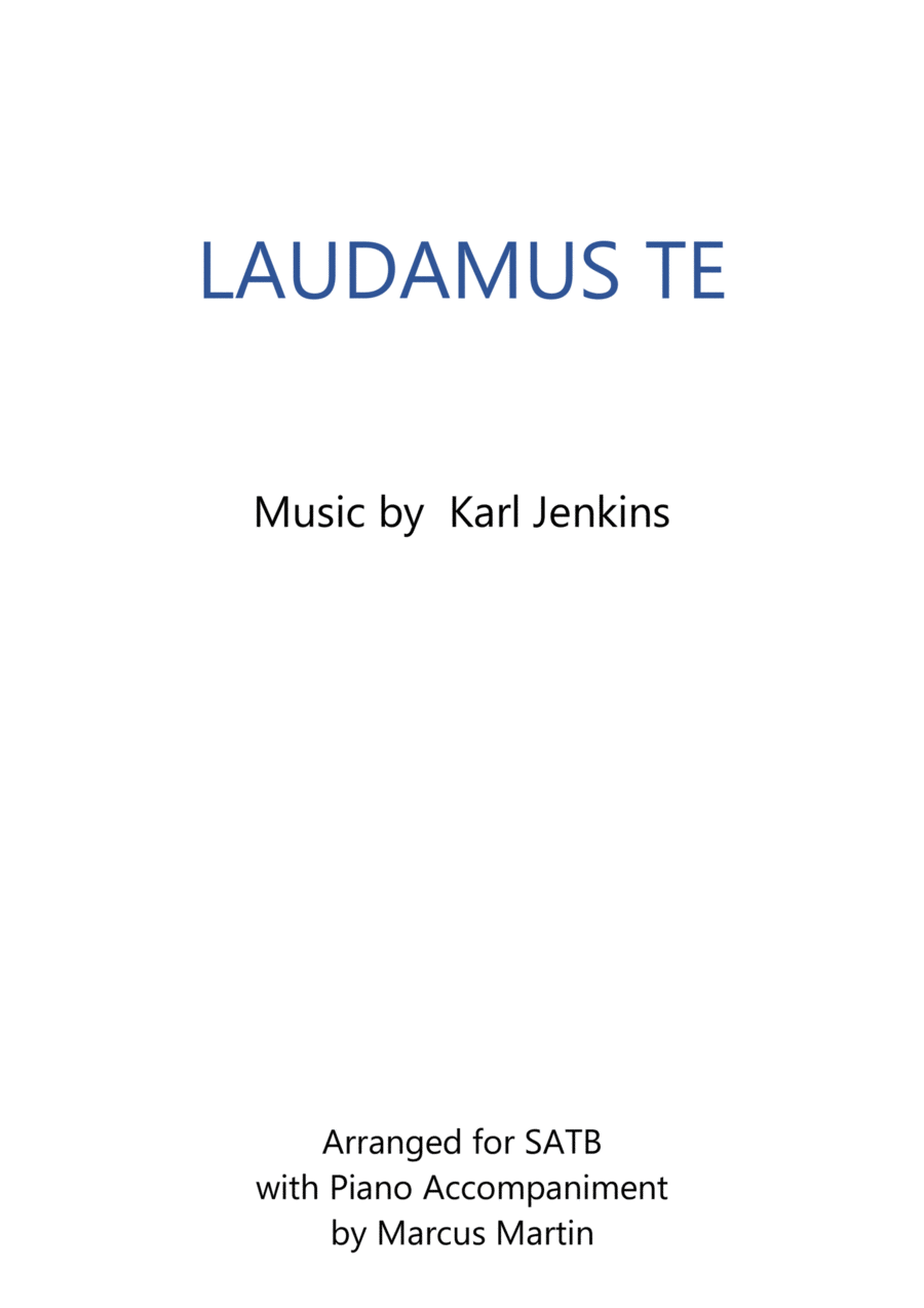 Laudamus Te - Choir - Digital Sheet Music | Sheet Music Plus