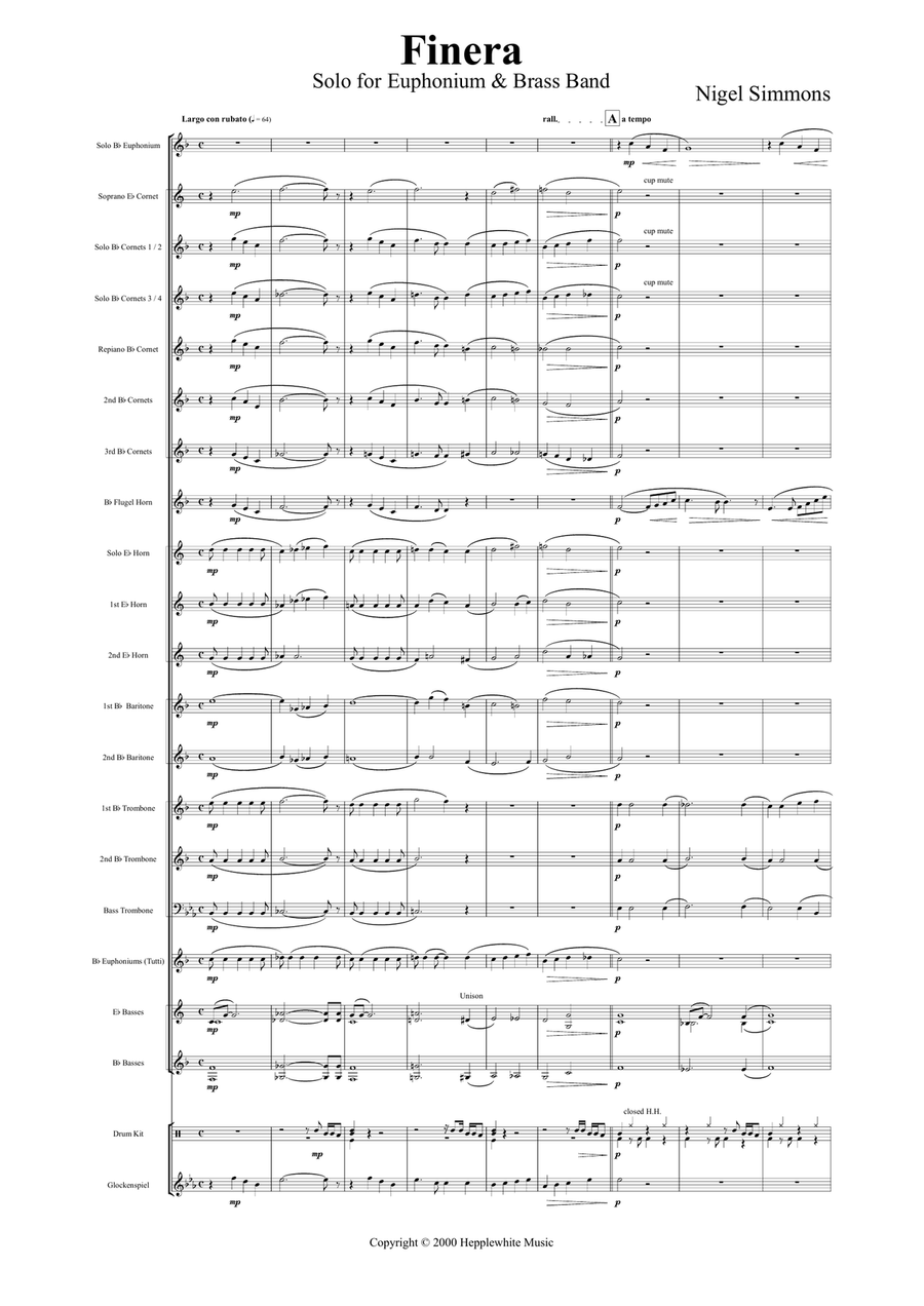 Finera - Baritone Horn TC, Baritone Horn BC, Cornet - Intermediate ...