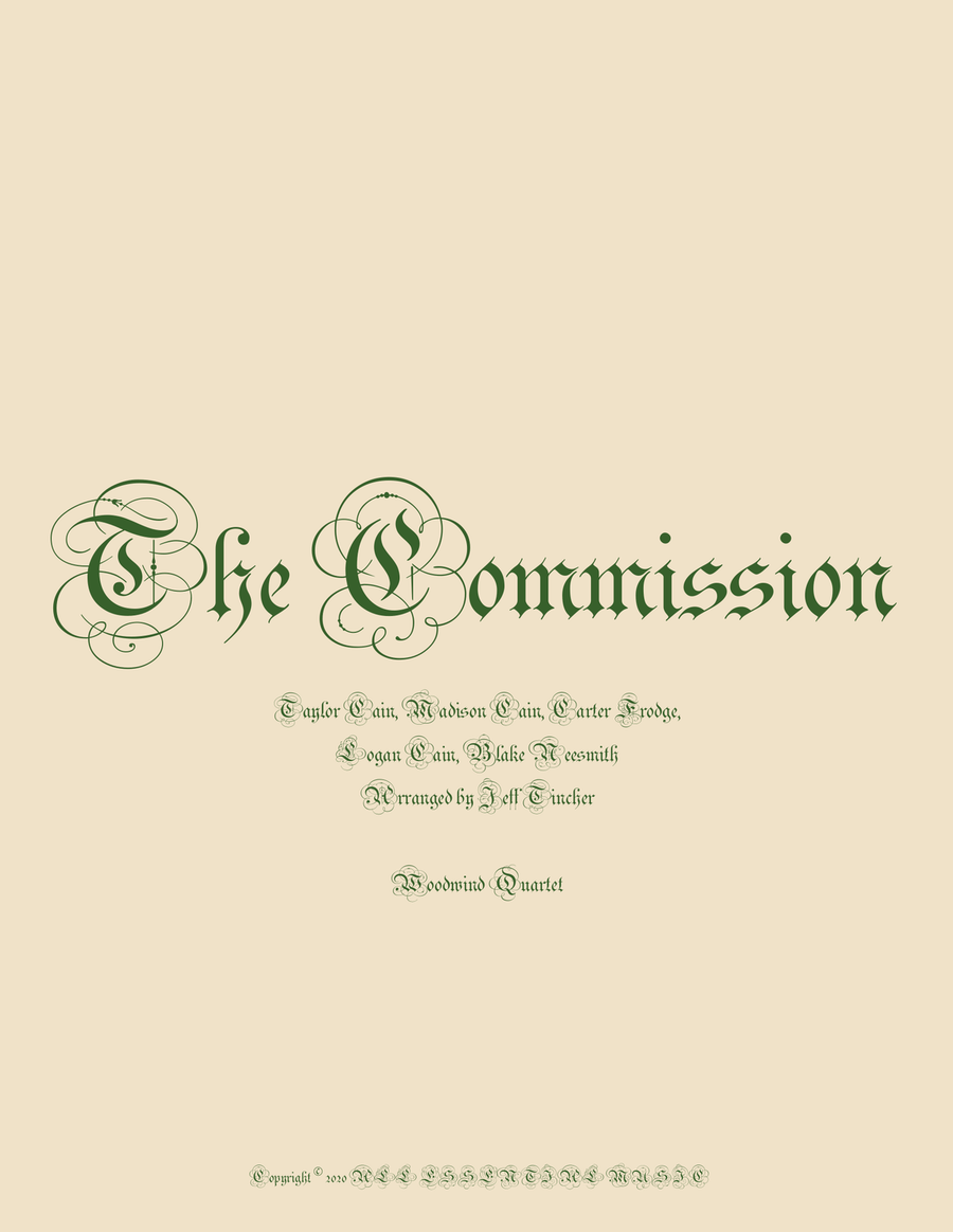 The Commission - Bassoon, Clarinet, Flute - Early Intermediate Digital ...