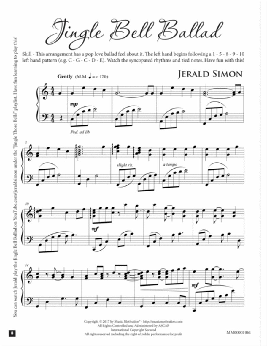 Jingle Bell Ballad Piano Solo Digital Sheet Music Sheet Music Plus
