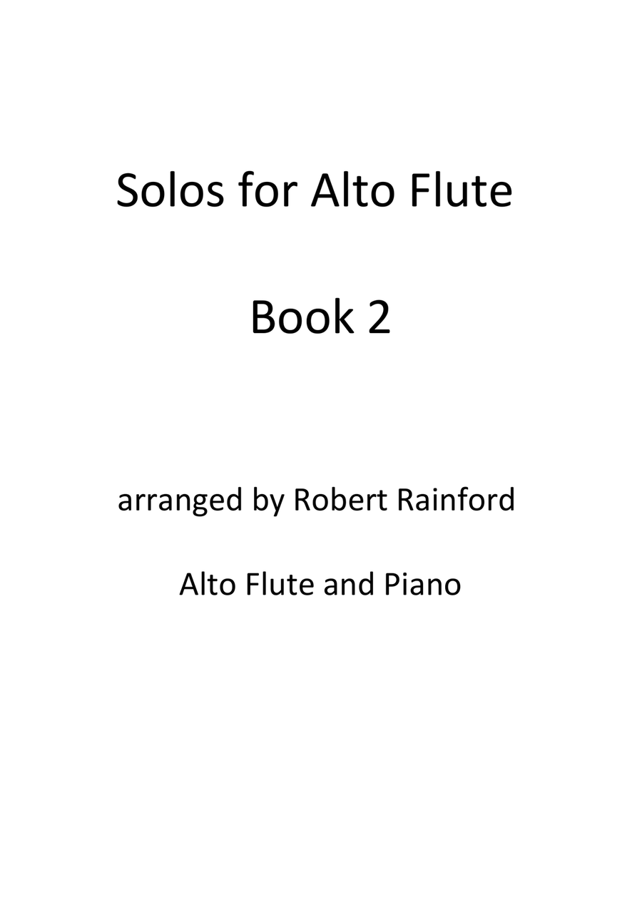 Solos for Alto Flute Book 2 by Various - Piano Accompaniment, Flute ...
