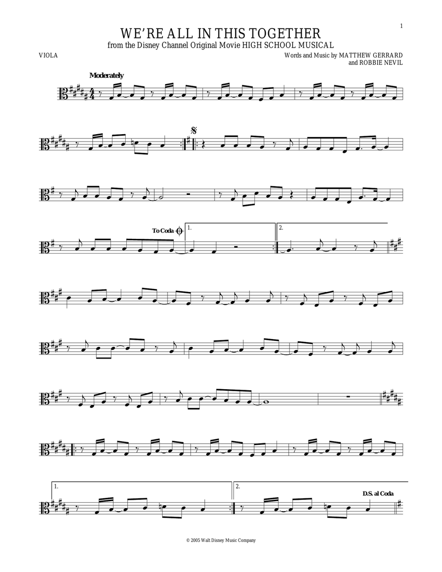 We're All In This Together (from High School Musical) by Matthew ...
