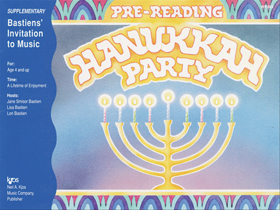 Pre-Reading Hanukkah Party by Lisa Bastien - Piano Method - Sheet Music ...