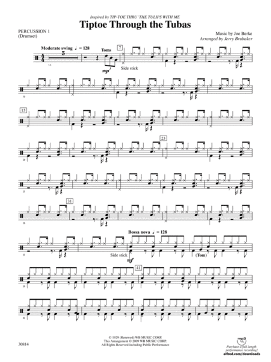 Tiptoe Through the Tubas: 1st Percussion by Jerry Brubaker - Concert ...