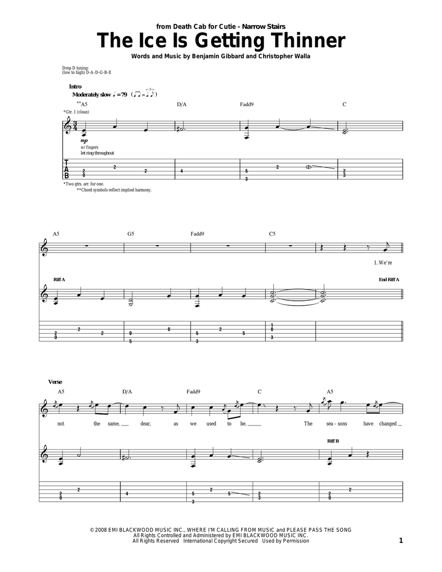 The Ice Is Getting Thinner - Acoustic Guitar, Electric Guitar, Guitar ...