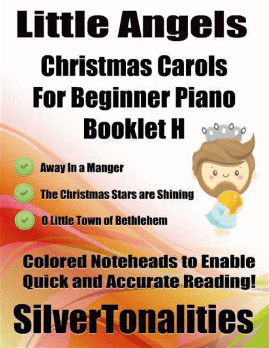 Little Angels Christmas Carols for Beginner Piano Booklet H by ...