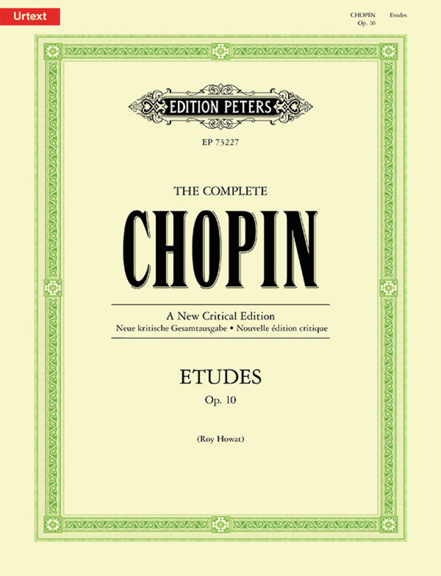 Etudes, Op. 10 by Frederic Chopin - Piano Method, Piano Solo - Advanced ...