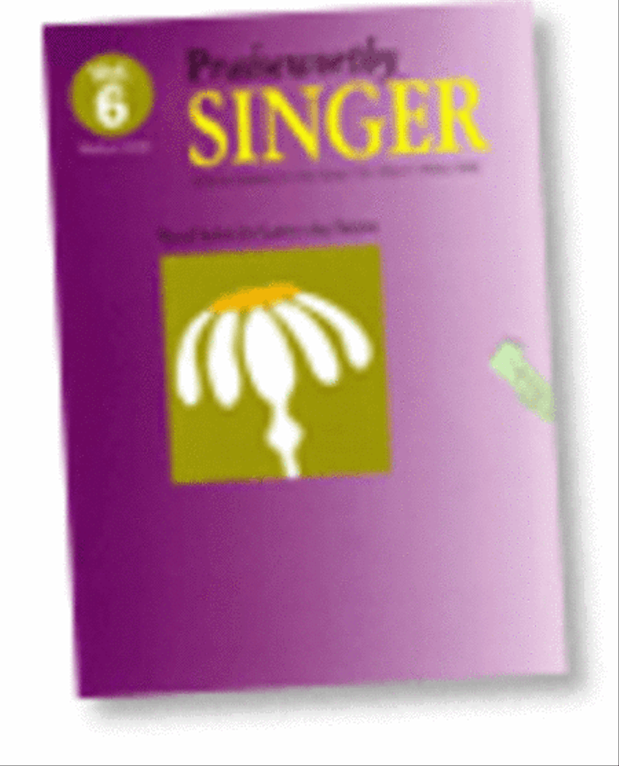 Praiseworthy Singer - Vol. 6 (Scripture Settings) by David Len Allen ...