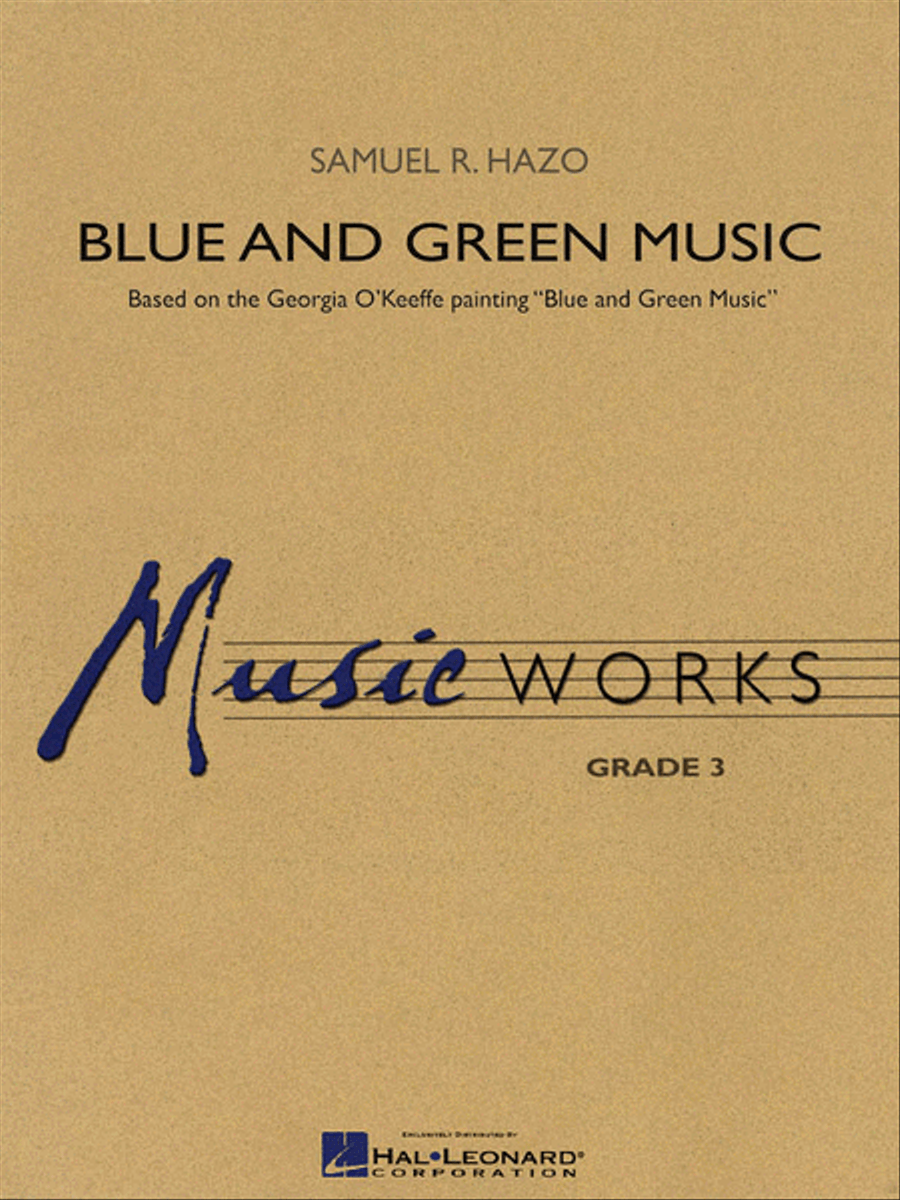 Blue and Green Music by Samuel R. Hazo - Concert Band - Grade 3 Sheet ...