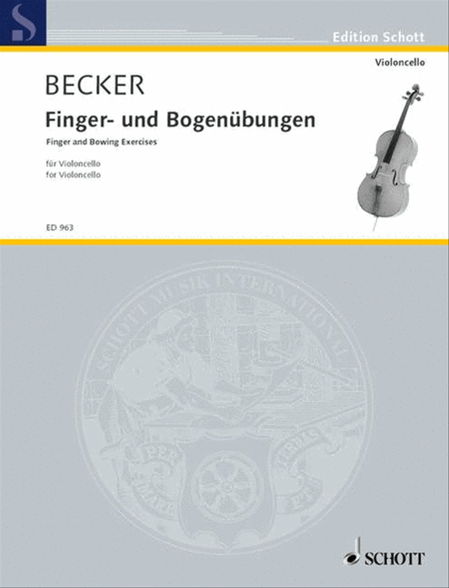 Finger- und Bogenübungen by Hugo Becker - Cello - Intermediate Digital ...