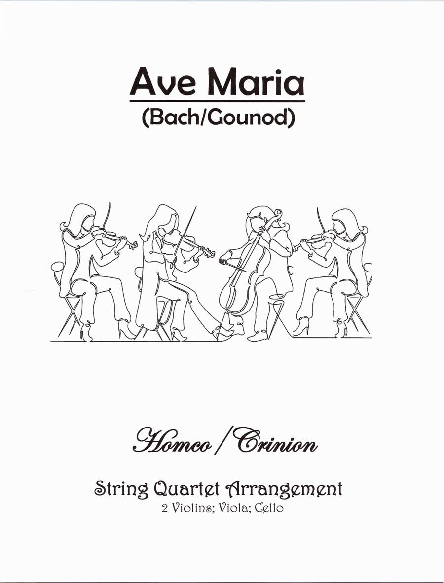 Ave Maria - Cello, Viola, Violin - Intermediate Digital Sheet Music ...