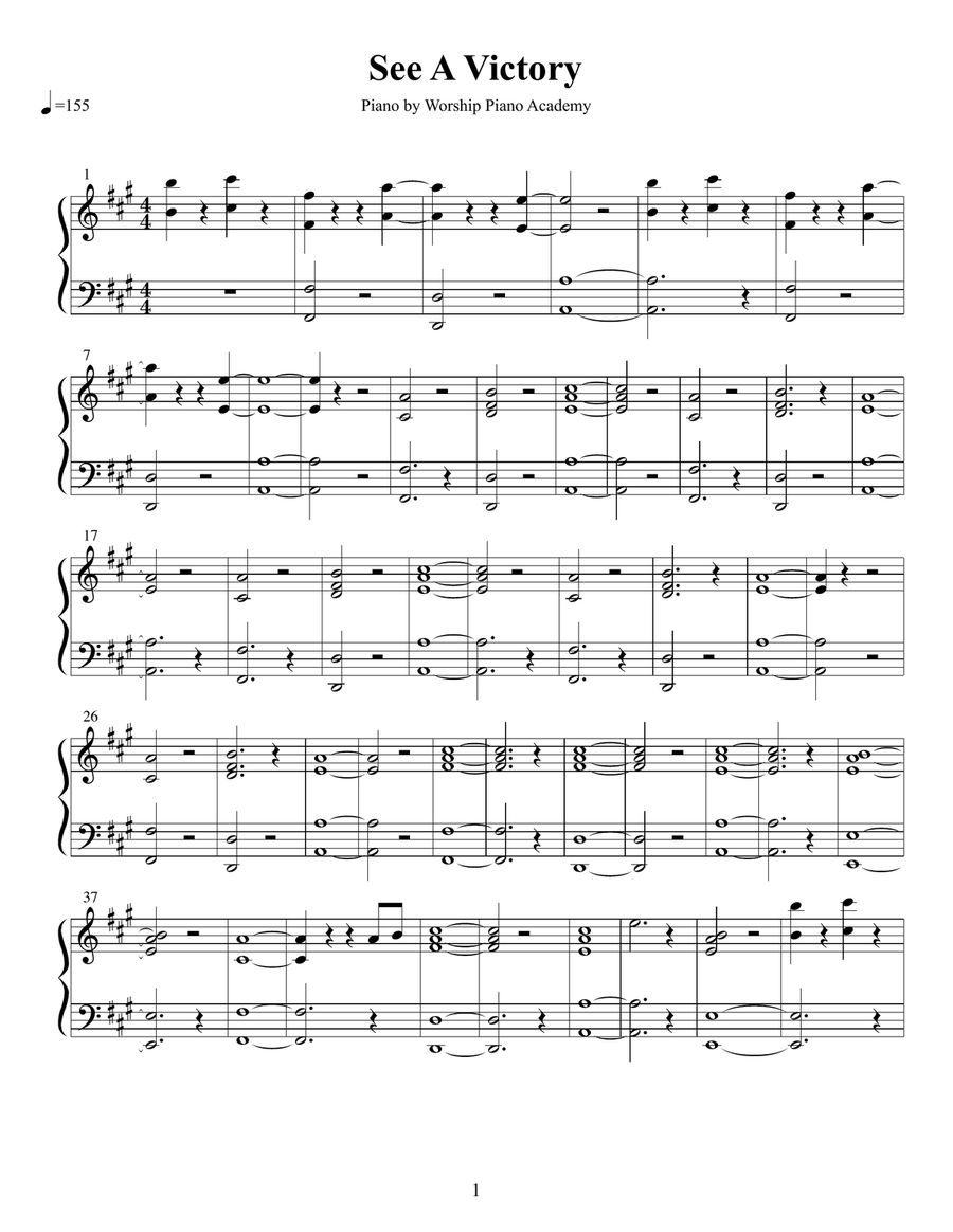 See A Victory by Elevation Worship - Guitar, Voice, Piano, Vocal ...