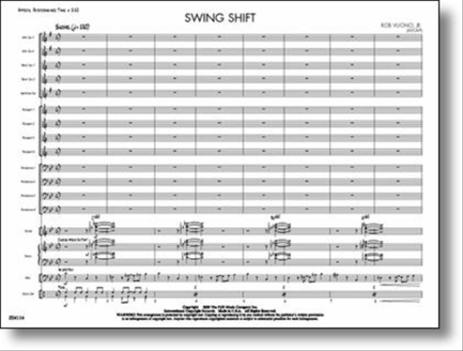 Swing Shift by Rob Vuono Jr. - Jazz Ensemble - Grade 3 Sheet Music ...