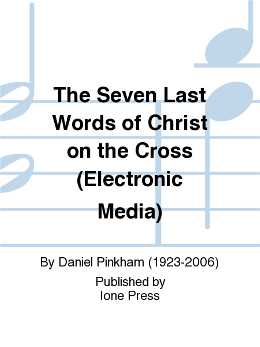The Seven Last Words of Christ on the Cross (Electronic Media) by ...