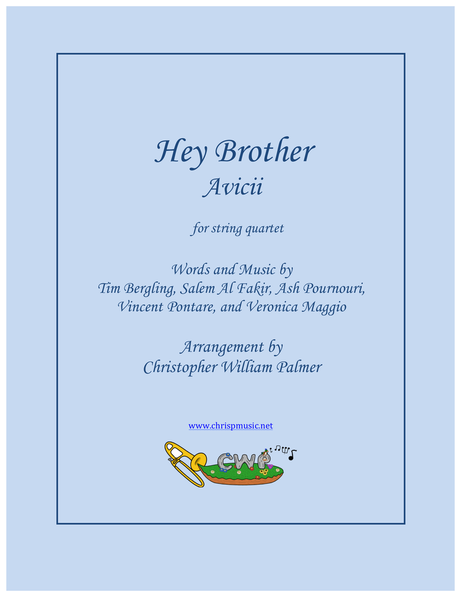 Hey Brother by Avicii - Cello, Double Bass, Viola - Intermediate ...