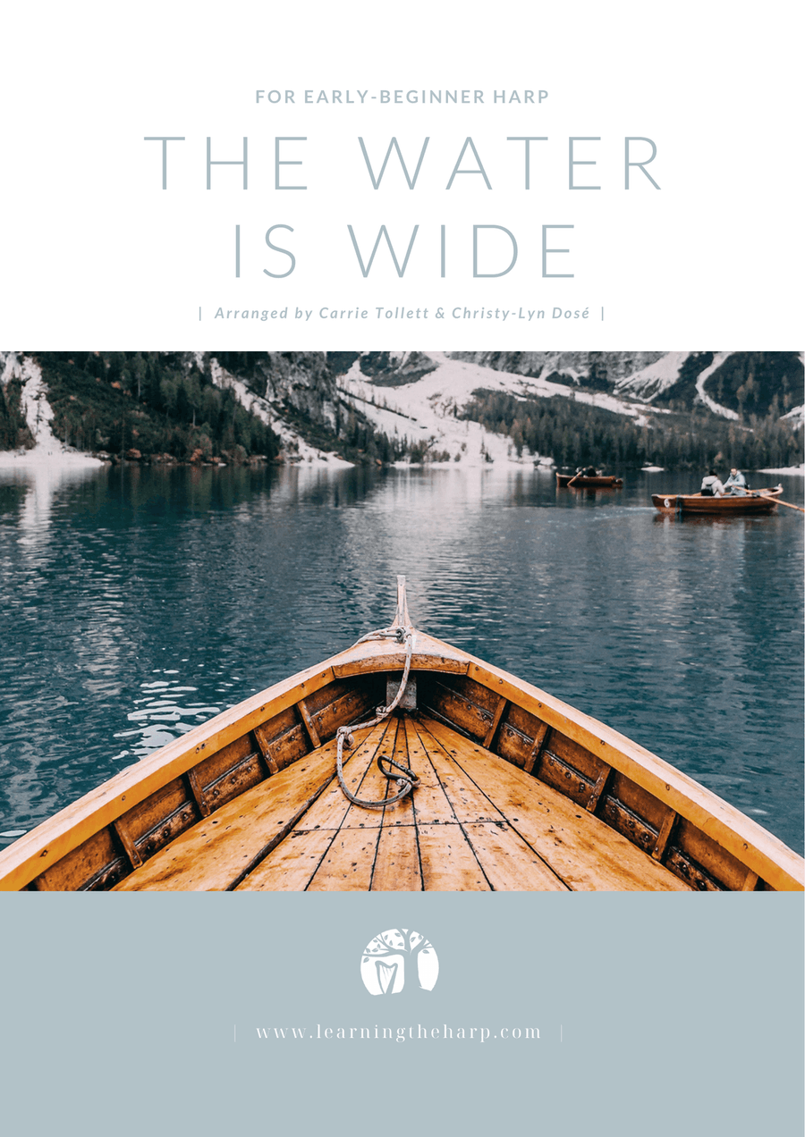 The Water Is Wide - Early-Beginner for Harps by Scottish Traditional ...