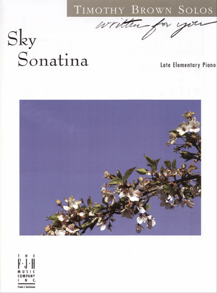 Sky Sonatina by Timothy Brown - Easy Piano, Piano Solo - Beginning ...