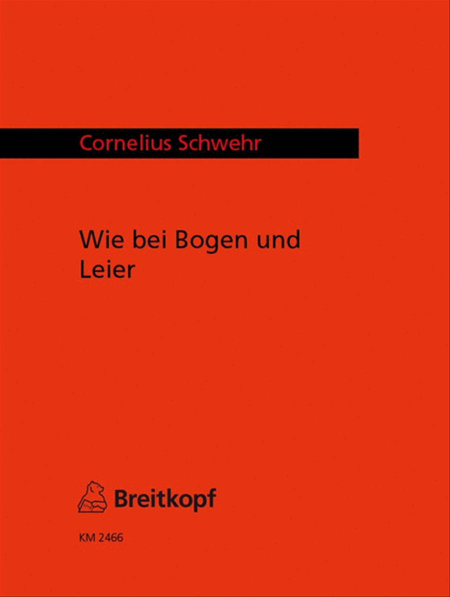 Wie bei Bogen und Leier - Oboe - Sheet Music | Sheet Music Plus