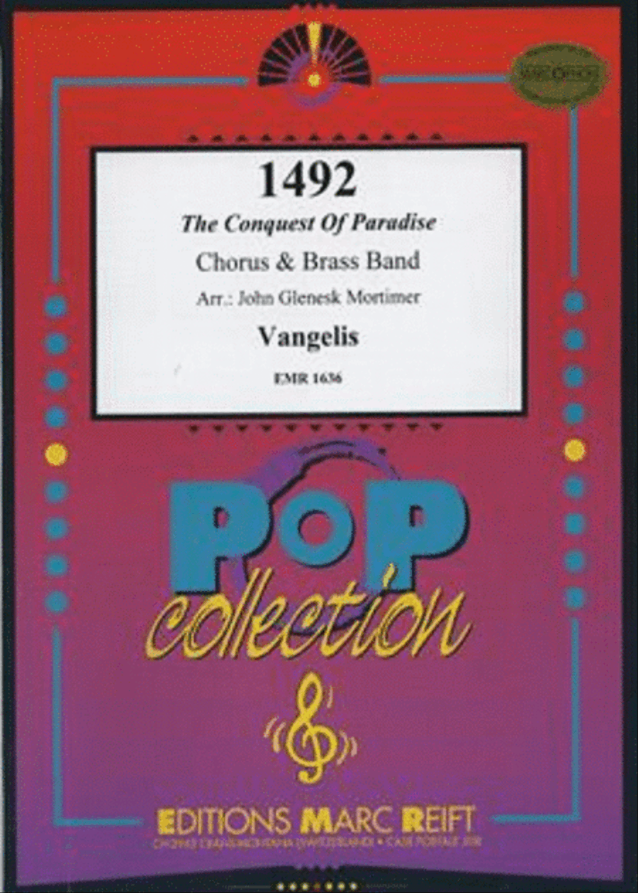 1492 The Conquest Of Paradise by Vangelis - 4-Part, SATB, Brass Band ...