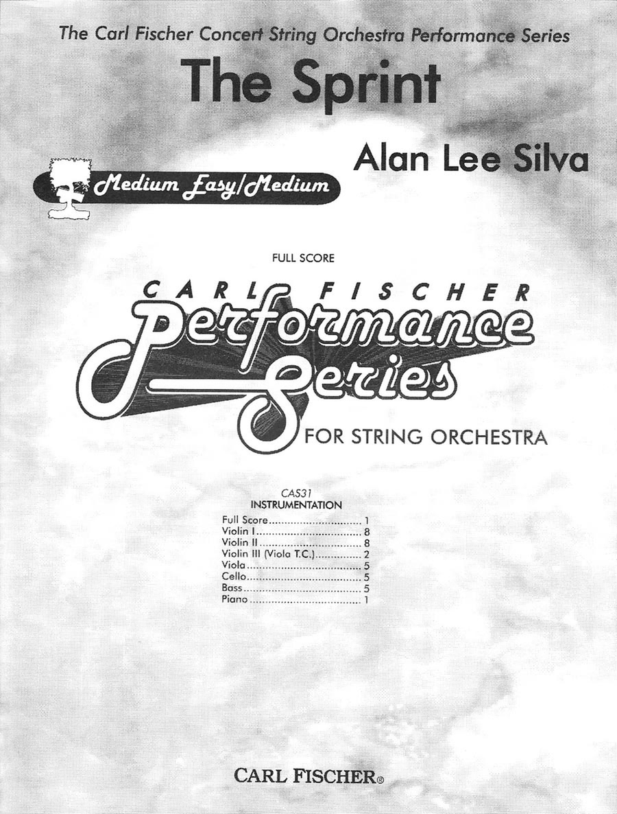 The Sprint by Alan Lee Silva - Double Bass, Piano, String Orchestra ...