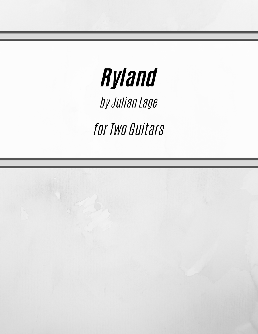 Ryland - Acoustic Guitar - Digital Sheet Music | Sheet Music Plus