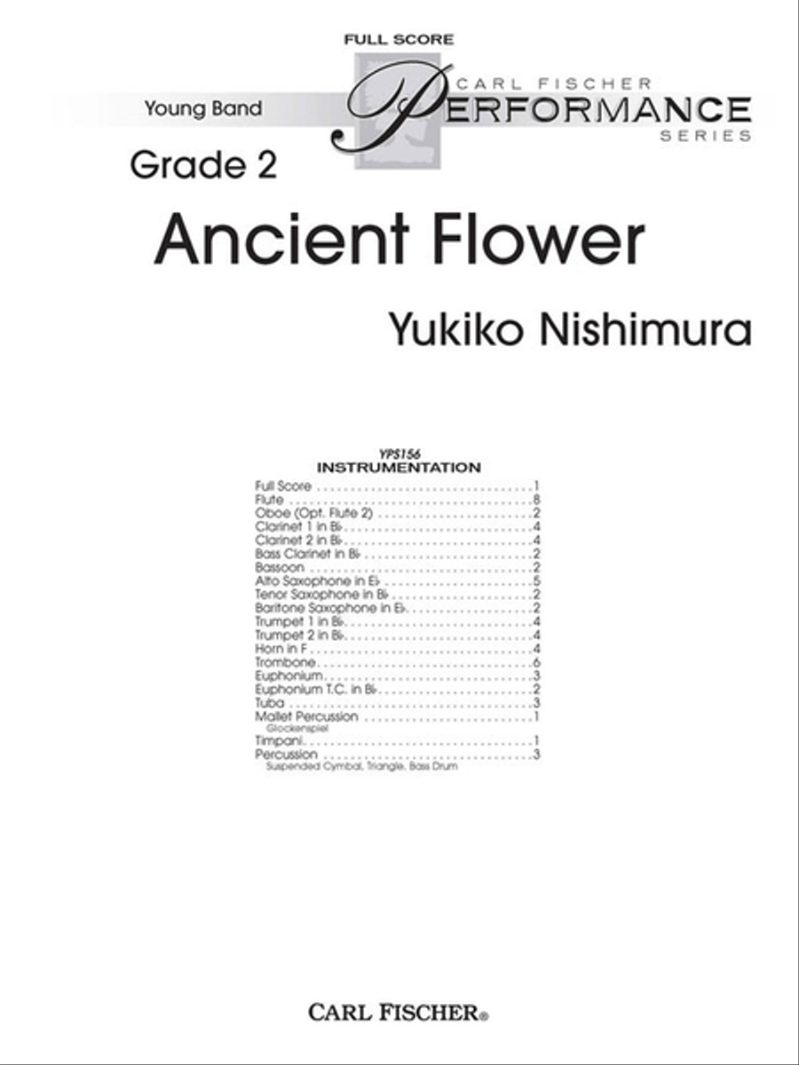Ancient Flower by Yukiko Nishimura - B-Flat Clarinet, Bass Clarinet ...