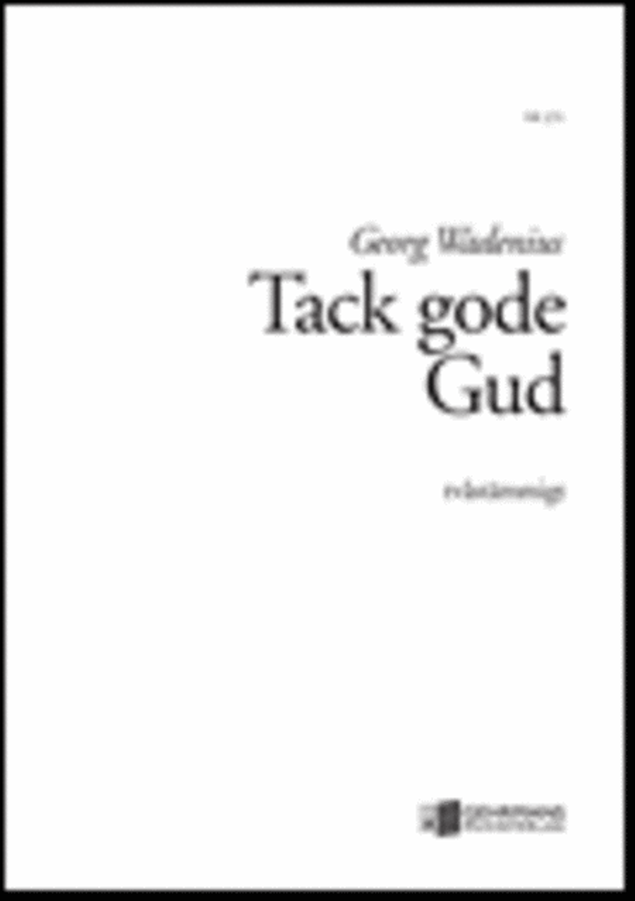 Tack gode Gud - Choir, Piano Accompaniment, SA - Sheet Music | Sheet ...