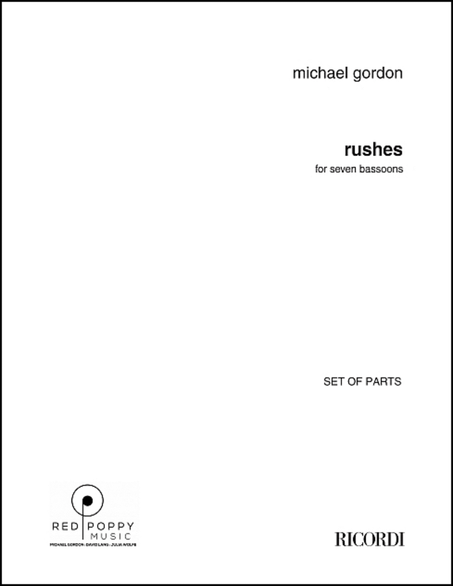 Rushes - Woodwind Ensemble - Sheet Music | Sheet Music Plus