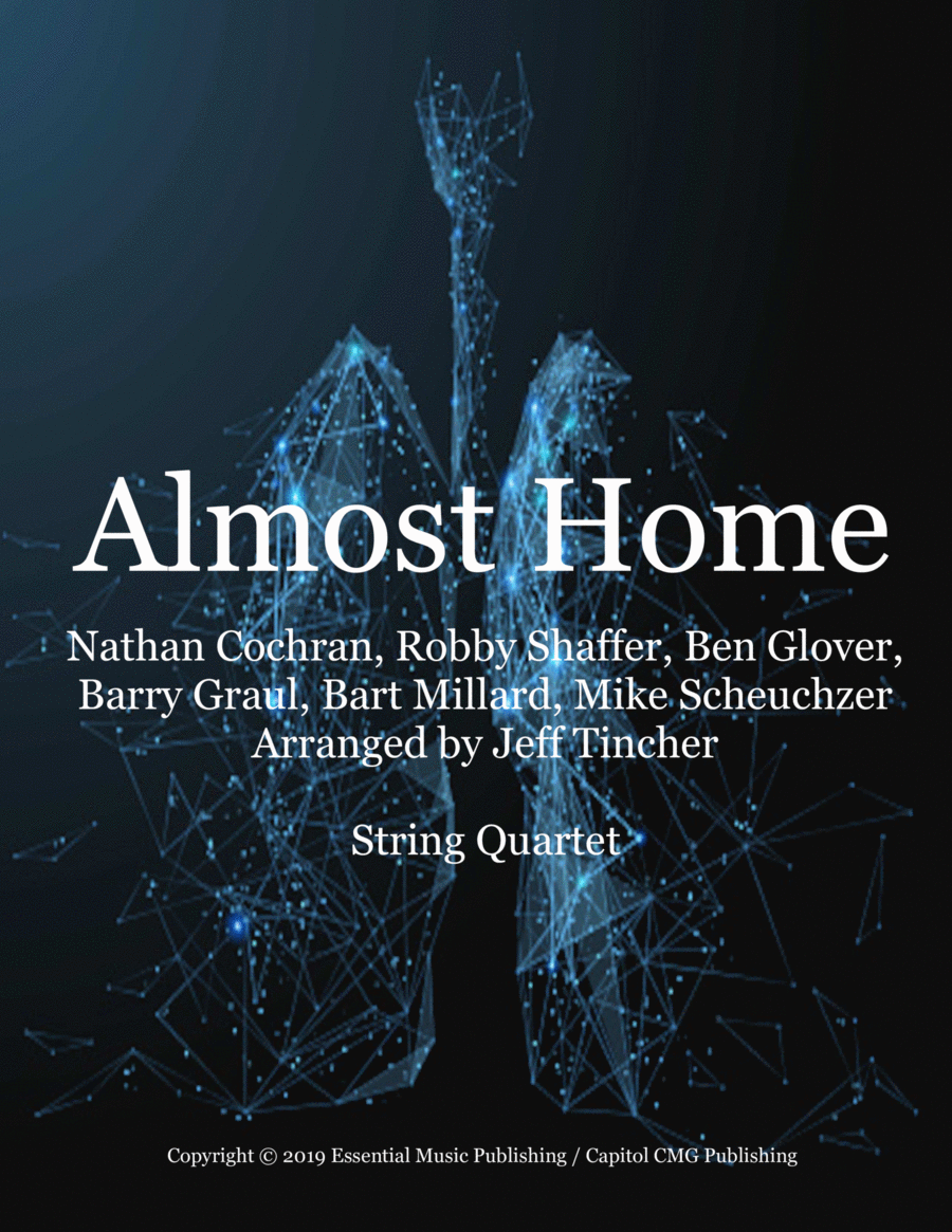 Almost Home by MercyMe - String Quartet - Digital Sheet Music | Sheet ...