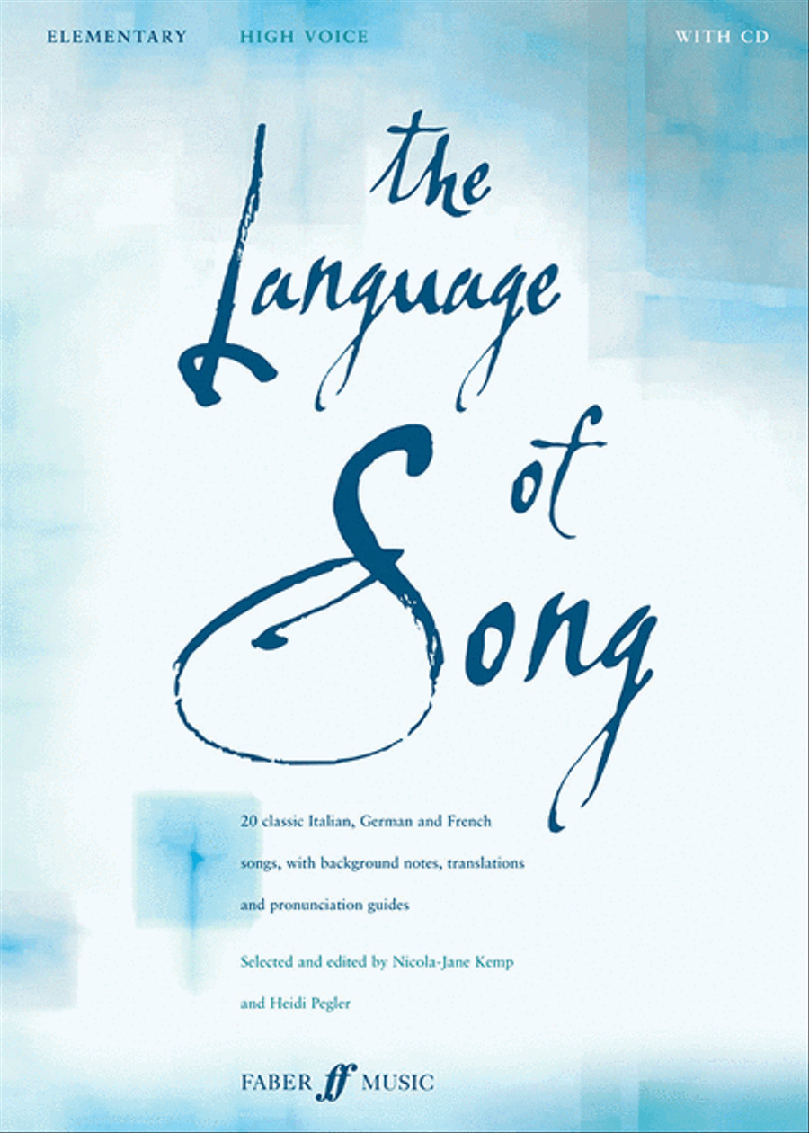 The Language of Song - Elementary (High Voice) - High Voice - Sheet ...