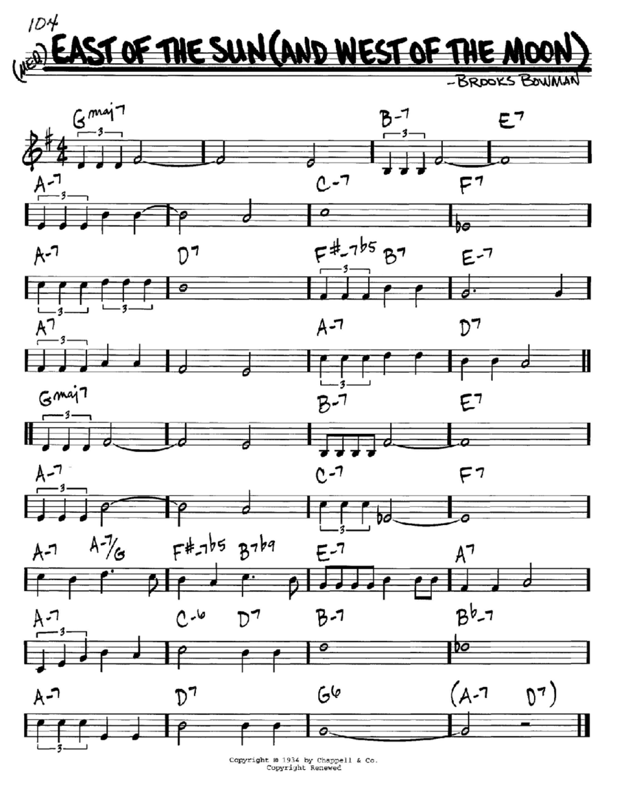 East Of The Sun (And West Of The Moon) by Brooks Bowman - School and ...