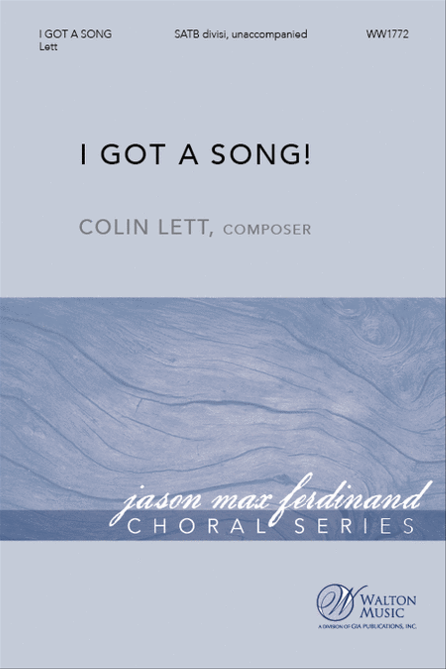 I Got a Song! - Divisi - Sheet Music | Sheet Music Plus