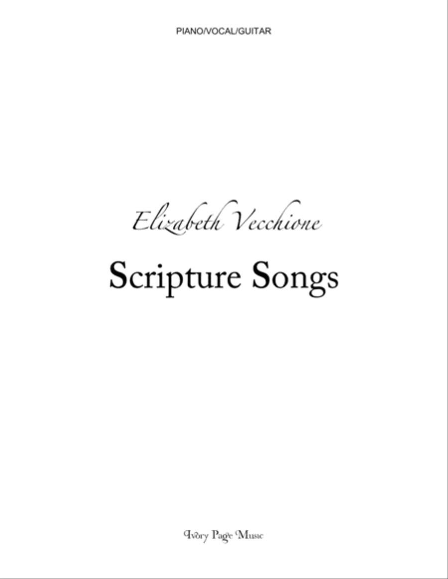 Scripture Songs Songbook - Piano, Vocal, Guitar - Digital Sheet Music ...
